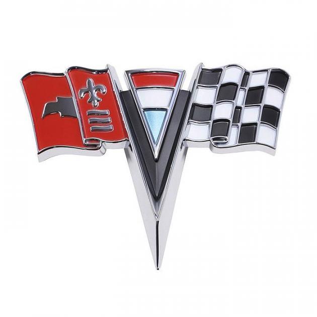 Corvette Emblem, Nose, 1963-1964 | Corvette Depot