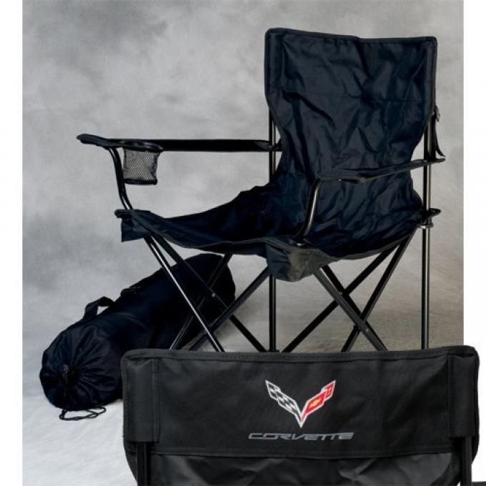 Corvette Folding Arm Chair, With C7 Emblem