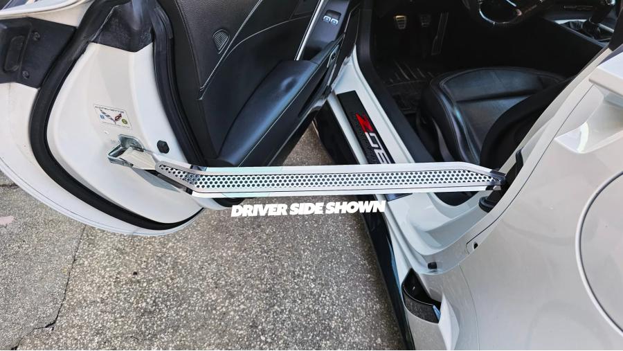 American Car Craft Corvette C7 Door Prop Stainless with Perforated ...