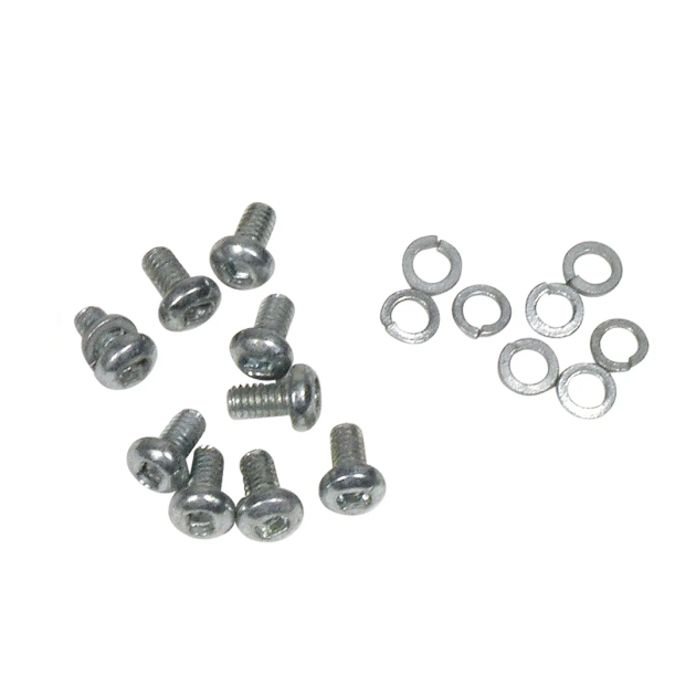 Corvette Lower Fan Shroud Screws, 9 Piece Set, 1956-1959