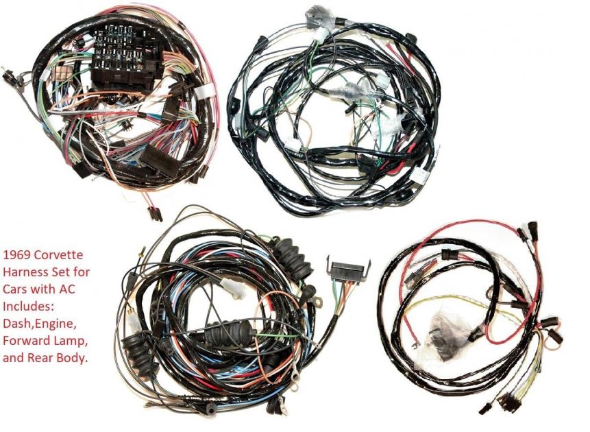 Corvette Original Design Series Wiring Harness Set, 1969 | Corvette Depot
