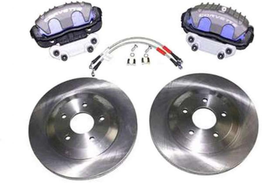 Corvette C4 Brake Upgrade Kit, C5 Rotors & Front Brake Calipers, 1988 ...