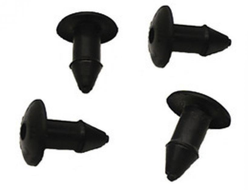 Classic Headquarters Firewall Pad Rubber Plug Set (4) W-272A | Corvette ...