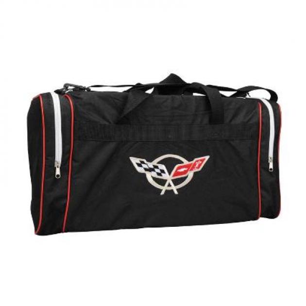 Corvette Appliqued Duffel Bag, with C5 or C6 Logo | Corvette Depot
