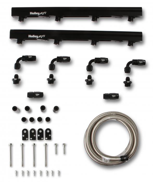 Holley EFI BILLET FUEL RAIL KIT, FORD 7.3L GODZILLA 534-266 | Corvette ...