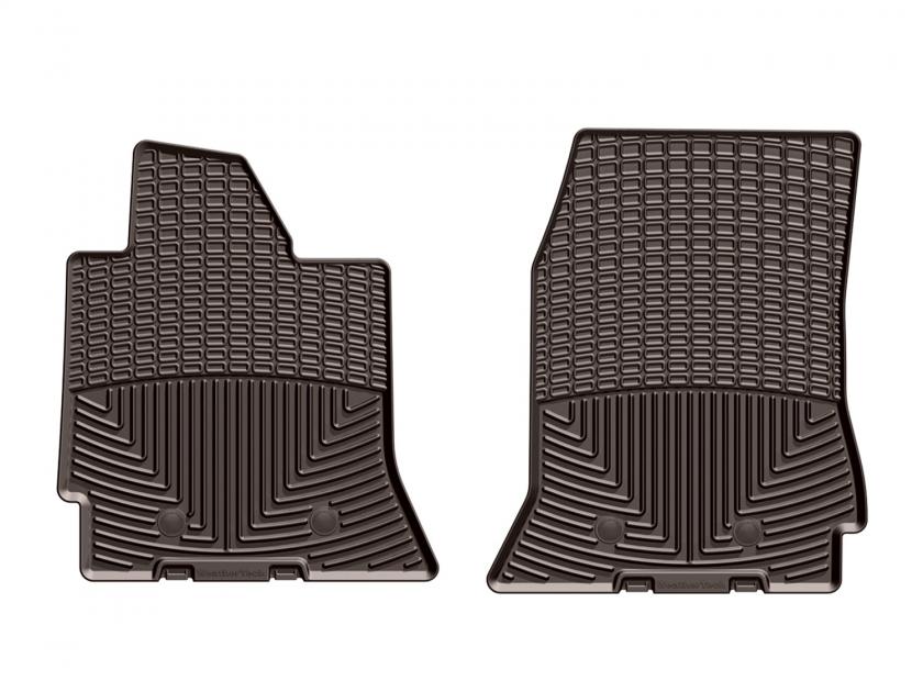 WeatherTech W352CO - Cocoa All Weather Floor Mats | Corvette Depot