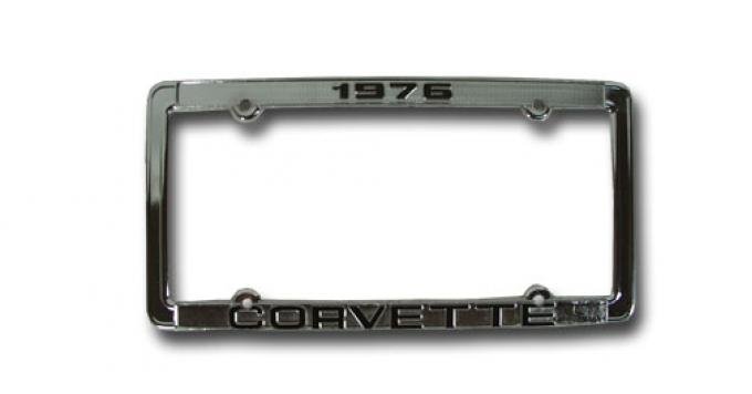 Corvette License Plate Frame, with Car Year, 1968-1982 | Corvette Depot