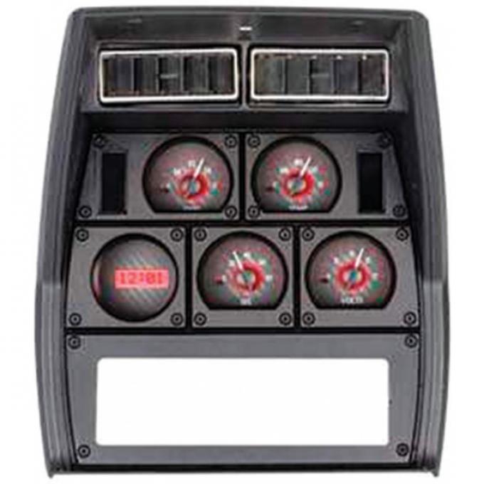 Corvette C3 VHX Series Digital Dash With Satin Alloy Style Face And Red ...