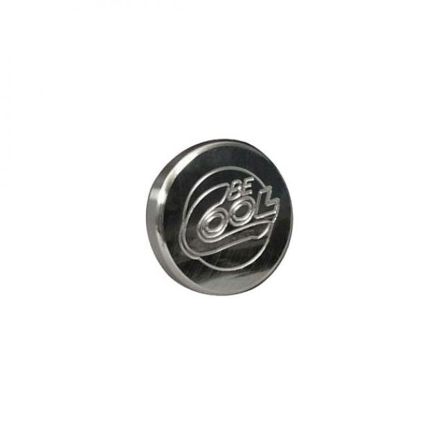 Corvette Radiator Cap, Round, With Polished Finish, Be Cool,1955-1989 ...