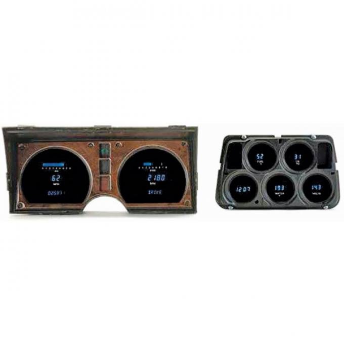 Corvette C3 VFD Series Digital Dash With Teal Display, 1978-1982 ...