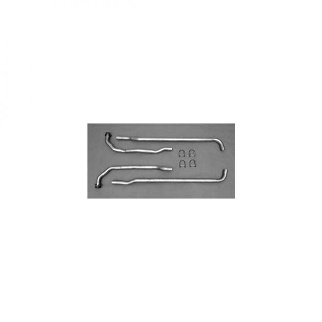 Corvette Exhaust Pipes, Small Block, 250-300hp, Aluminized,2", 1963 ...