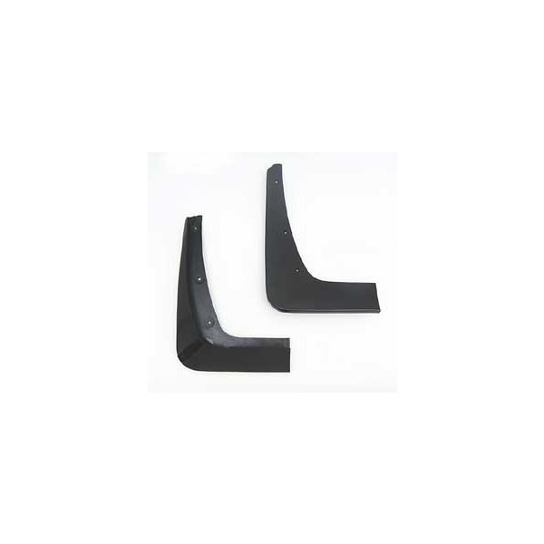 Corvette Splash Guards, Body Contoured, Front, Gloss Black,Altec, 2005 ...