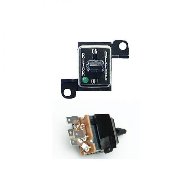 Corvette Rear Window Defroster Switch, 1978-1980 | Corvette Depot