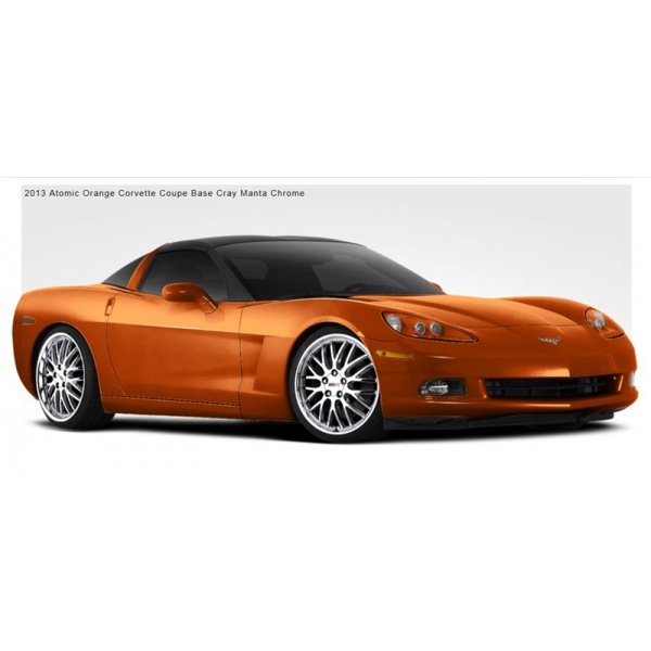 Corvette Cray Manta 19x10.5 Chrome, 1-Piece Wheel, 1997-2013 | Corvette ...