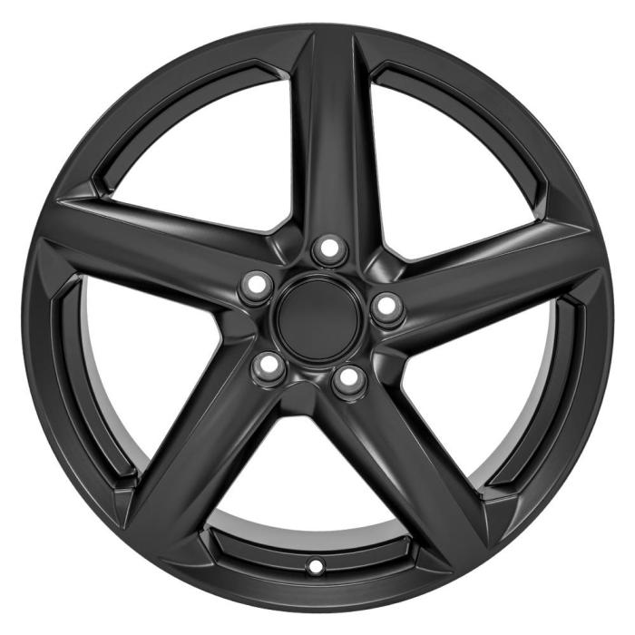 OE Replica Wheels CV02C - 18" Replica CV02C fits Chevrolet C7 Corvette 18x8.5 Satin Black CV02C ...