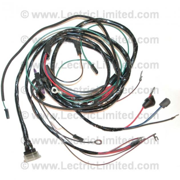Corvette Complete Wiring Harness Kit, Convertible, Manual without ...