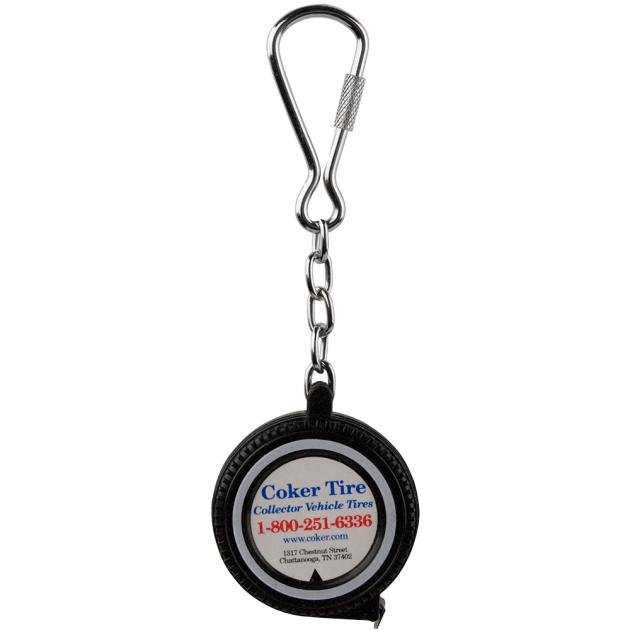 Coker Tire Measuring Tape Keychain KEY | Corvette Depot