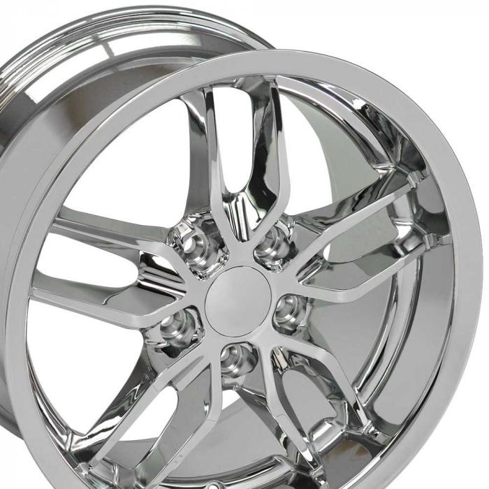 Chrome Deep Dish Wheel fits Camaro-Firebird (Stingray style) 17x9.5 ...