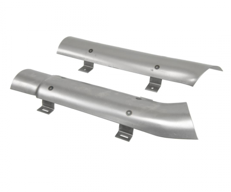 Corvette Exhaust Heat Shields, With Power Steering 2.5 Inch, 1966-1967 ...