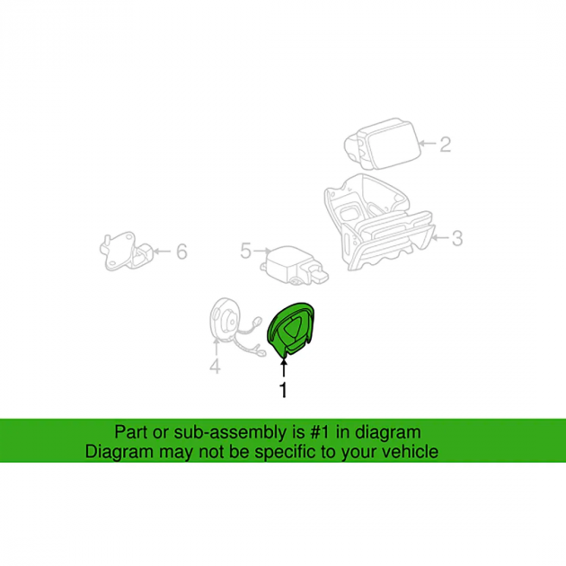 Corvette Air Bag Module, 1997 | Corvette Depot