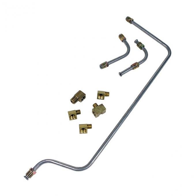 Right Stuff 59 - 61 Dual Quad. - Fuel Pump to Carb. Line; 3 Lines; 5 ...