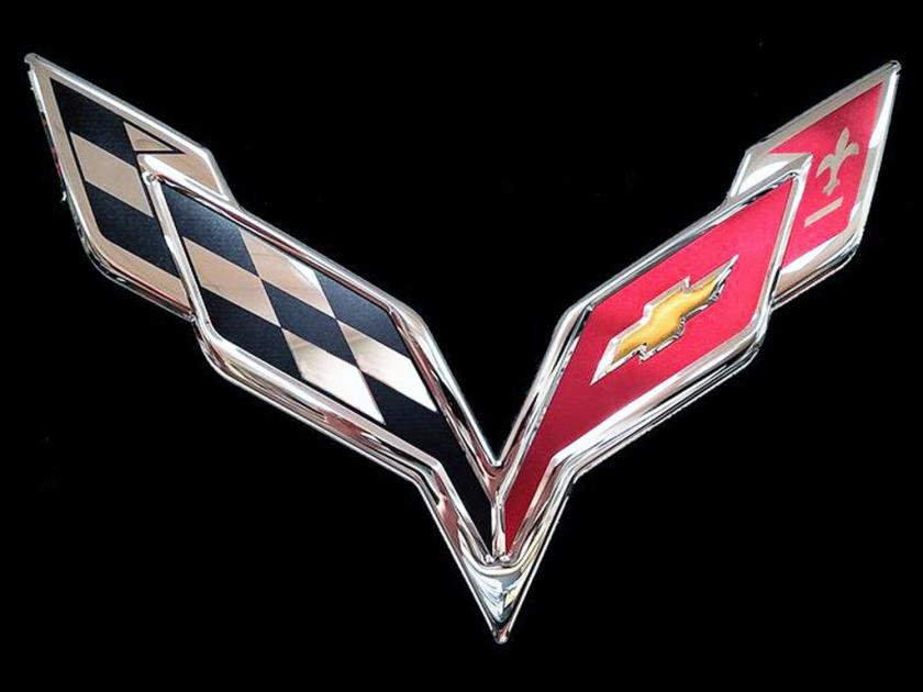 C7 Emblem Chrome Domz Sign | Corvette Depot