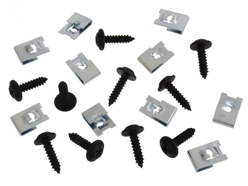 75-79 Grille Mount Screws With U - Nuts - 20 Pieces | Corvette Depot