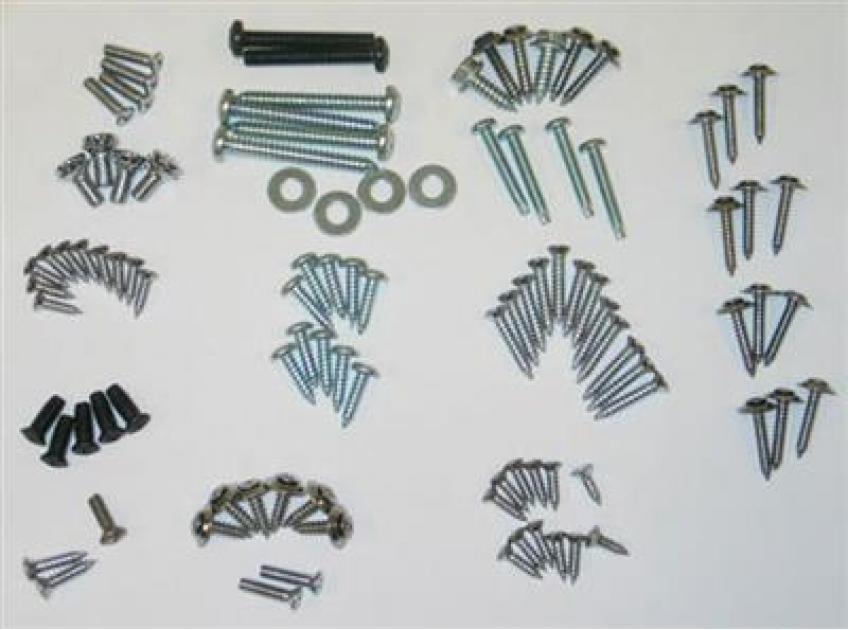 67 Convertible Interior Fasteners / Screws | Corvette Depot