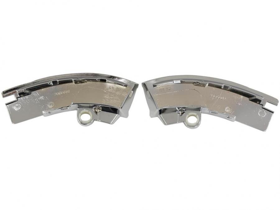 69-76 Windshield Header Corner Chrome Mouldings | Corvette Depot