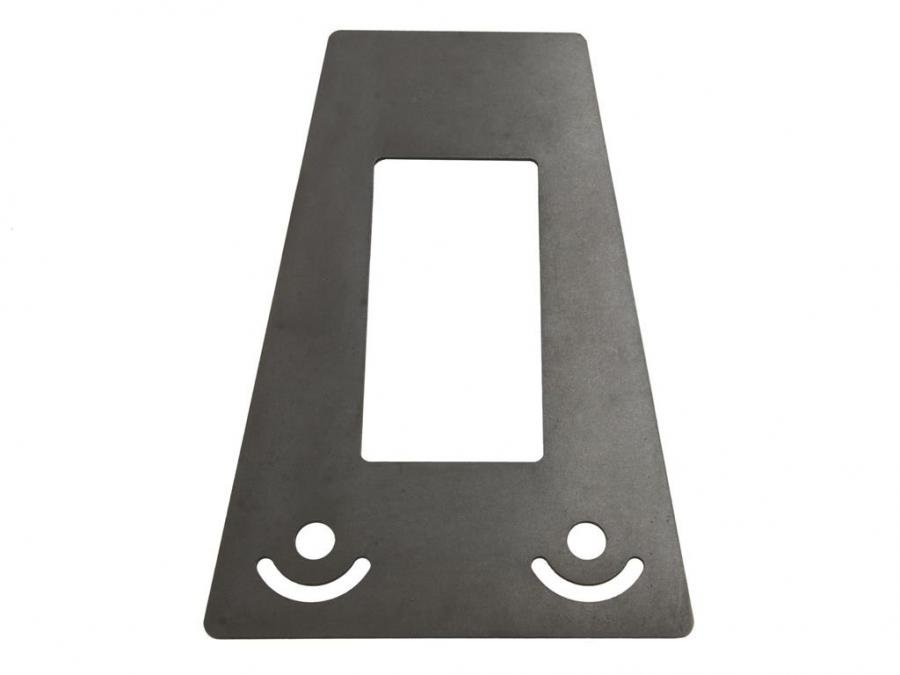 63-67 Radio Dash Cut Out Template | Corvette Depot