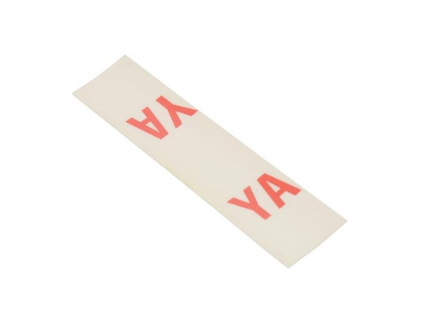 67-72 Decal - Master Cylinder Bail Label - YA Manual Brakes | Corvette ...