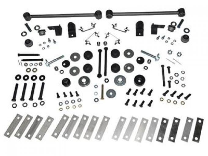 63-64 Deluxe Rear Suspension Hardware Set | Corvette Depot