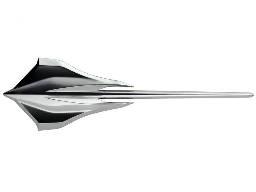 2020-2023 Satin Chrome Stingray Rear Deck Emblem | Corvette Depot