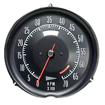 1972-1974 6500 RPM Redline Electronic Tachometer | Corvette Depot