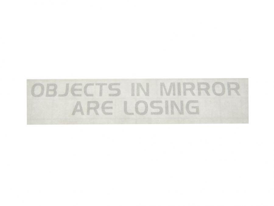 Objects In Mirror Are Losing 4" Decal | Corvette Depot