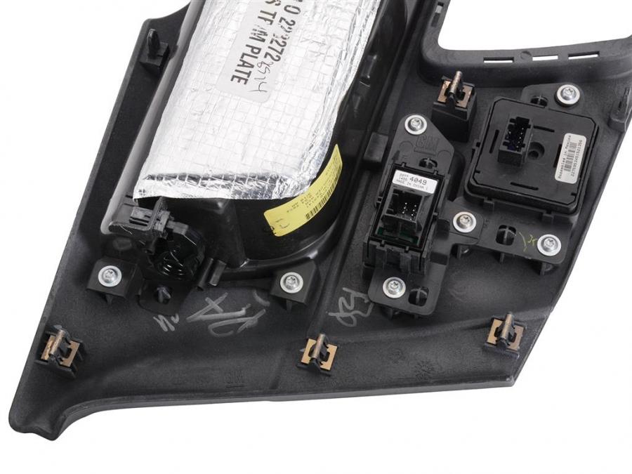 2014-2019 Gloss Finish Carbon Fiber Center Shifter Console Plate ...