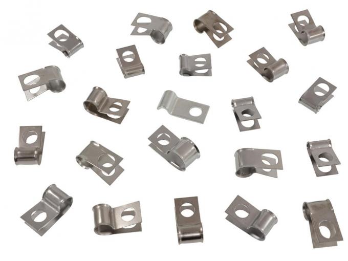 69-70 Brake And Fuel Line Clip Set - Without Left Side Vapor Return ...