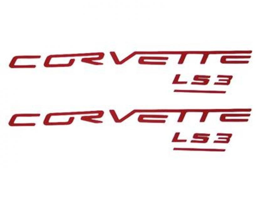 08-13 LS3 Acrylic Fuel Rail Cover Letters / Emblem - Does Both Covers ...