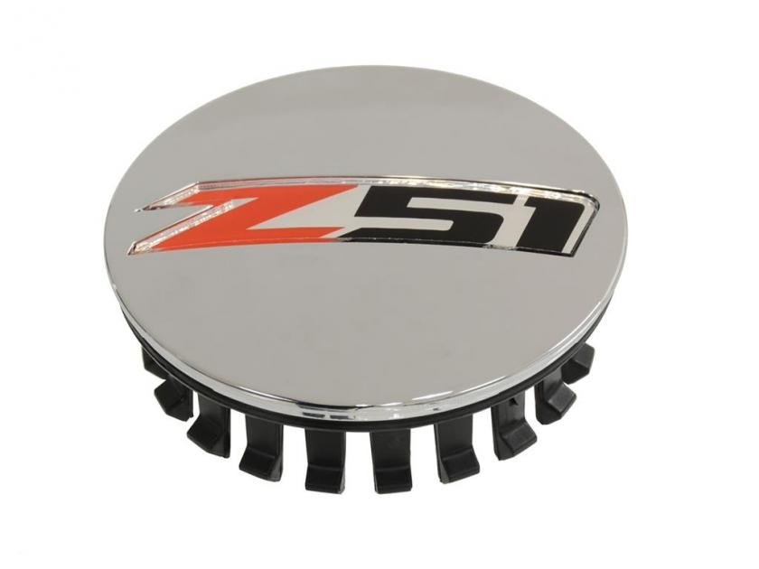 14-19 Wheel Center Cap - Z51 Chrome - Factory | Corvette Depot