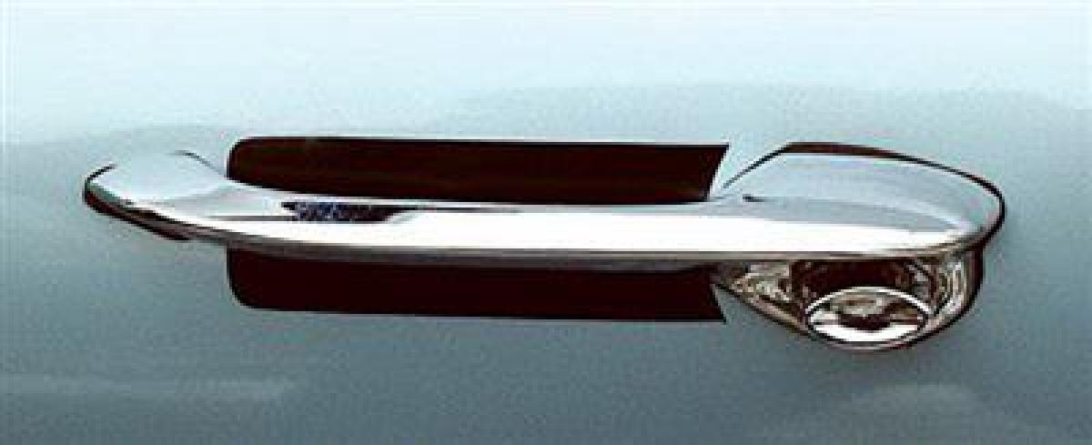 56-67 Door Handle Scratch Guards - Clear | Corvette Depot