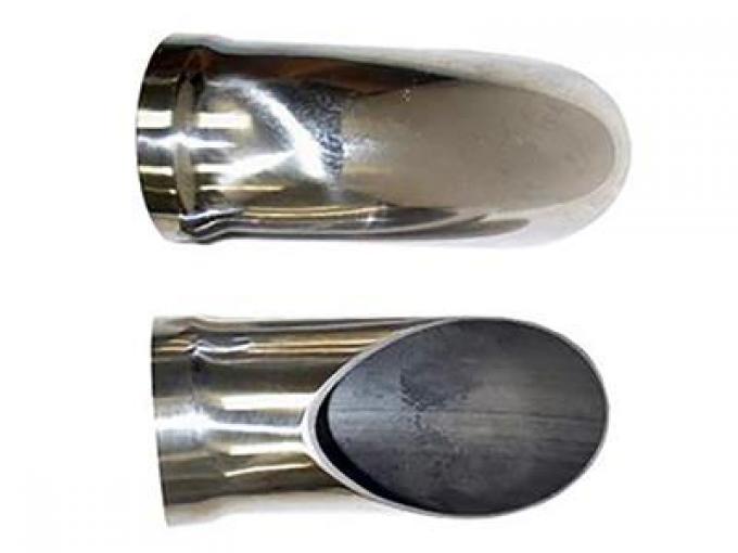 63-67 Stainless Steel Side Exhaust Pipe Tips | Corvette Depot