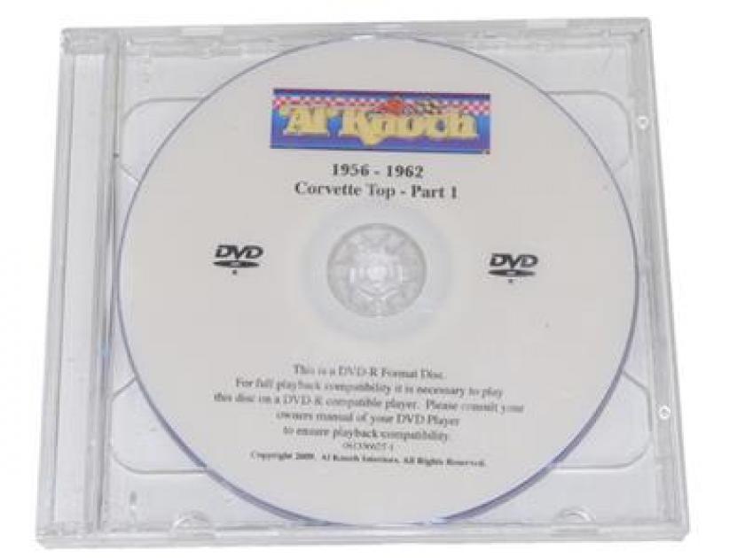 56-62 Convertible Soft Top Installation DVD | Corvette Depot
