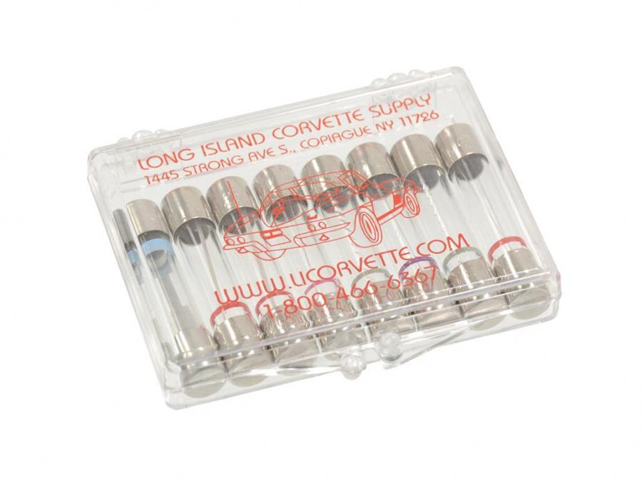 66 Fuse Set - Correct Color Coded 8 Pieces | Corvette Depot