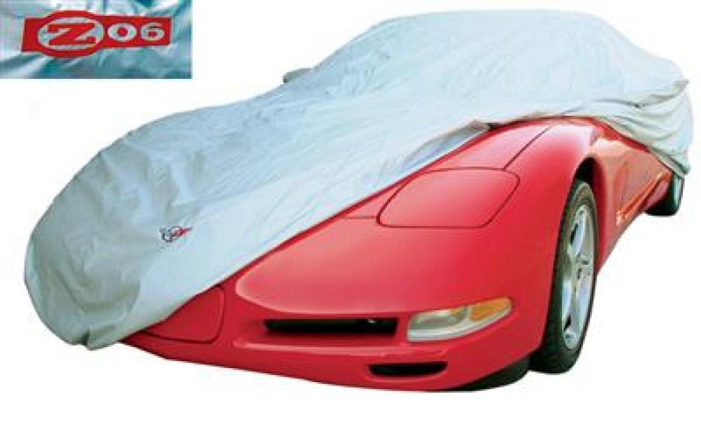 01-04 Car Cover Silverguard Plus C5 Z06 Logo | Corvette Depot