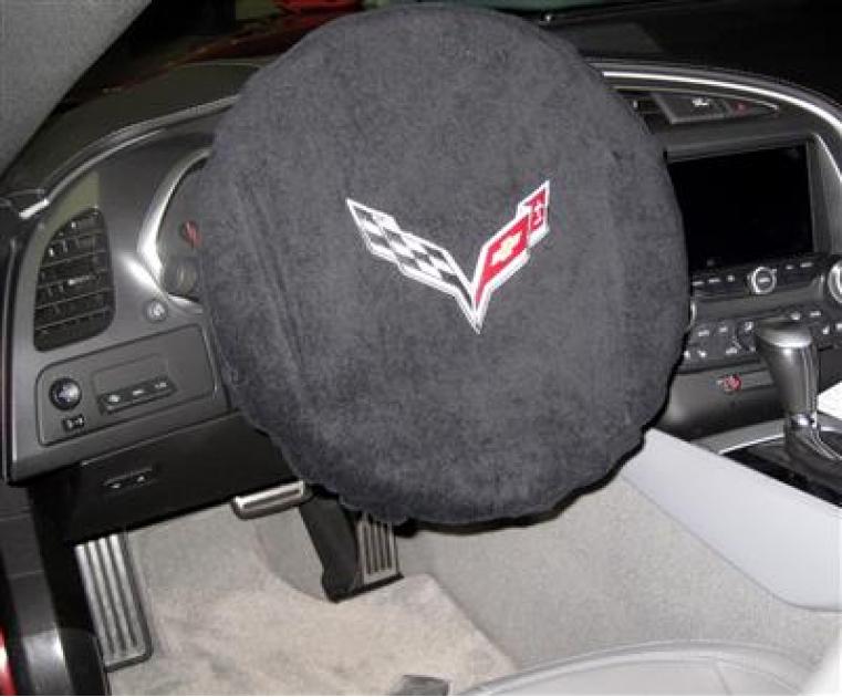2014-2019 Steering Wheel Cover / Armour With C7 Logo | Corvette Depot