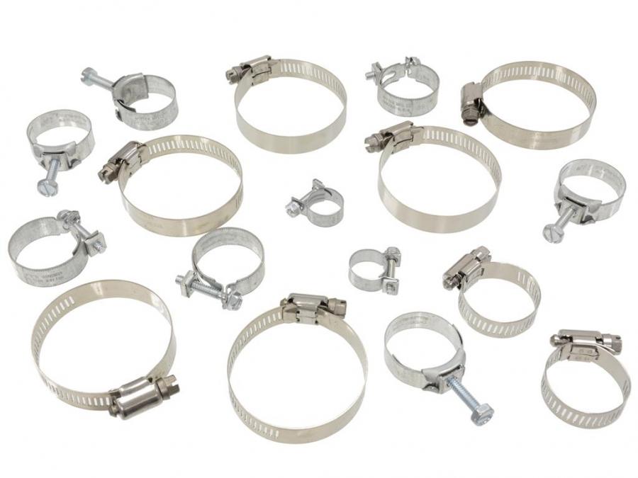 71-72 Radiator And Heater Hose Clamp Set - 454 With Air Conditioning ...