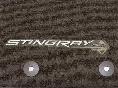 2014-2019 Floor Mats - Brownstone With Embroidered Stingray Logo And ...
