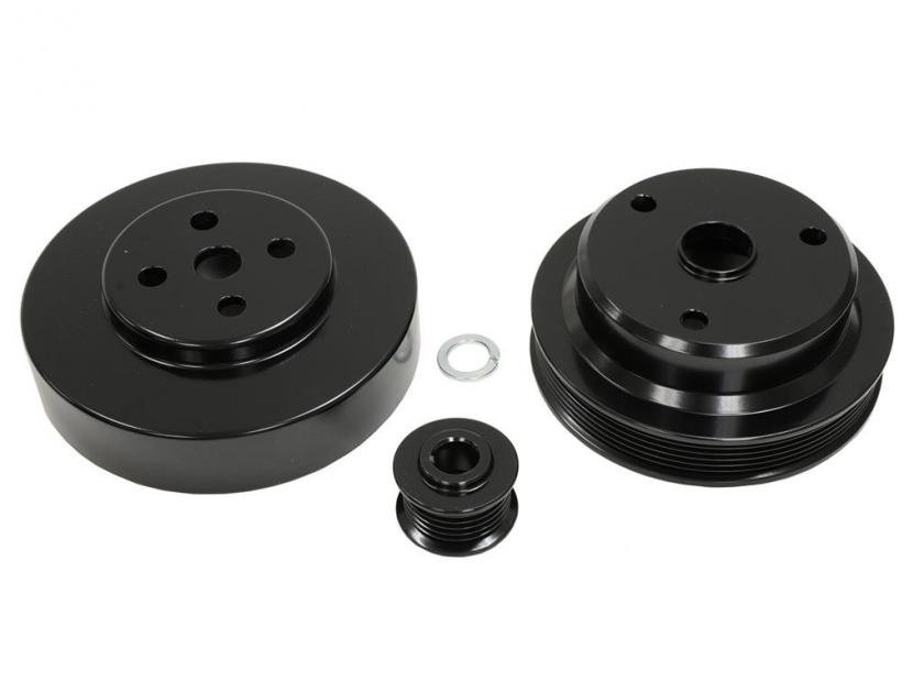 88-91 March Engine Pulley Set 3 Piece Power And Amp System | Corvette Depot