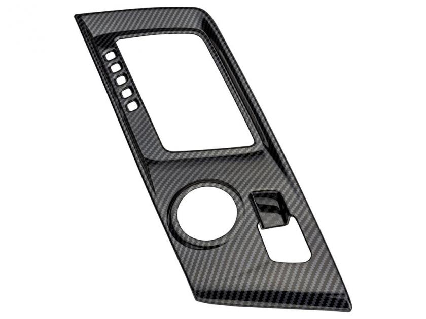 2014-2019 Automatic Carbon Fiber Look Shifter Console Bezel Overlay ...
