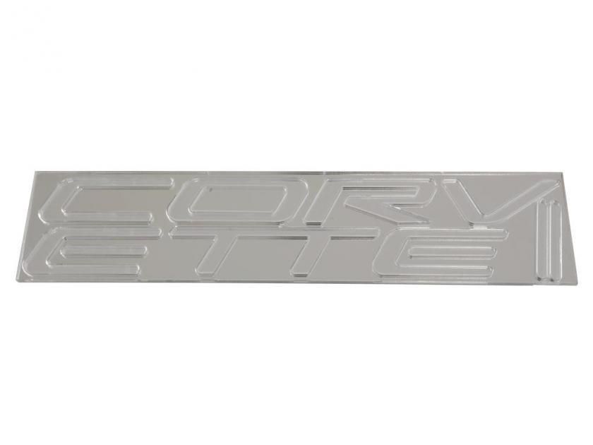 97-04 Corvette Rear Acrylic Lettering Kit | Corvette Depot